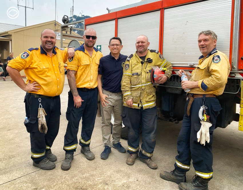 บันทึกเรื่องเจ้าหน้าที่ผจญเพลิงและอาสาสมัครดับไฟป่าระดับหายนะที่ออสเตรเลีย