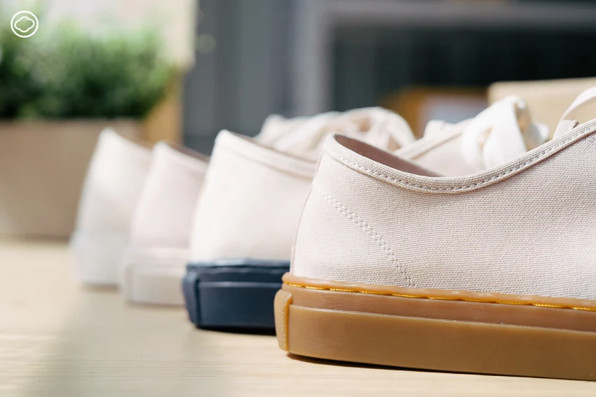 Maddy Hopper รองเท้าผ้าใบที่เป็นมิตรกับสิ่งแวดล้อม ตั้งแต่ถุงไปรษณีย์ ...