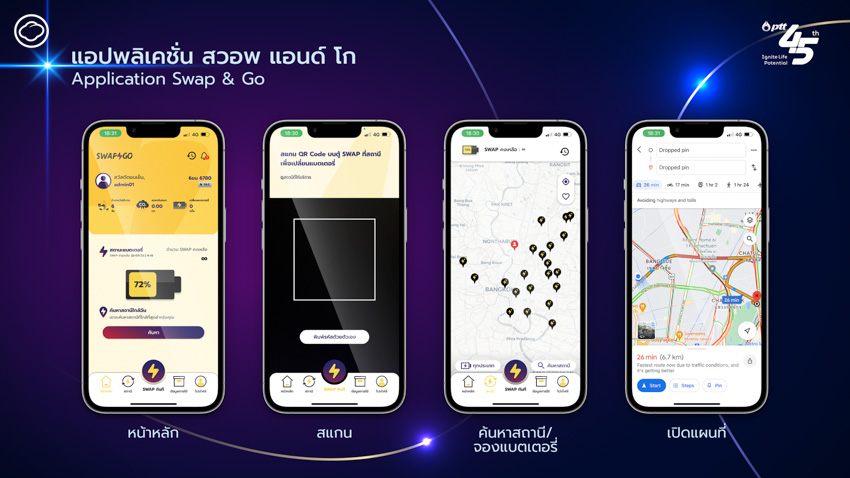 Swap & Go บริการสลับแบตฯ รถไฟฟ้า 2 ล้อที่อยากให้พี่ไรเดอร์ประหยัด สะดวก ...