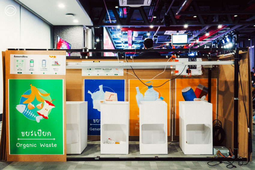 ถังขยะรีไซเคิลเอง เครื่องกรองอากาศดักจับคาร์บอน และผลงานผู้ชนะจากงาน e-Waste HACK BKK 2024