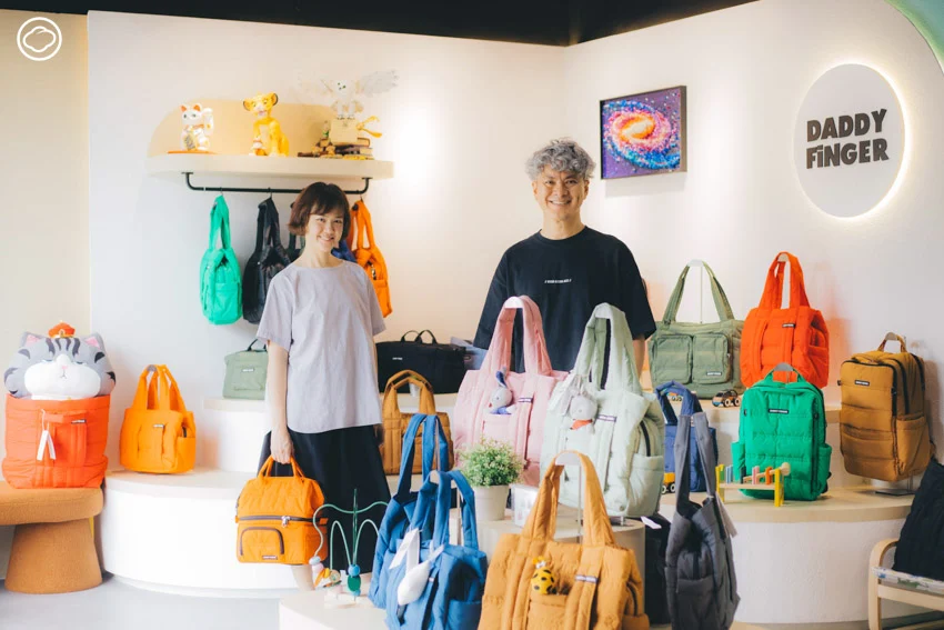 Daddy Finger กระเป๋าแม่ลูกอ่อนที่ออกแบบโดยคุณพ่อ ตัดเย็บด้วยฝีมือช่าง ...