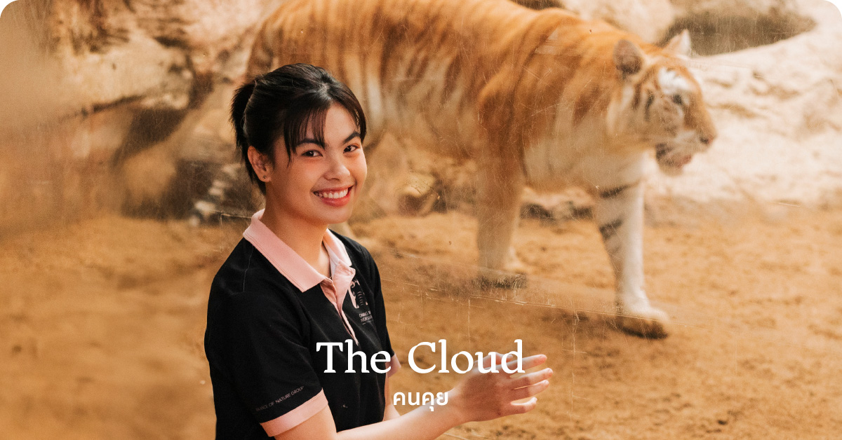 โบว์ พัชรีย์ พี่เลี้ยงเอวาเสือโคร่งสีทอง ฝันอยากทำงานดูแลเสือตั้งแต่เรียนปี 1